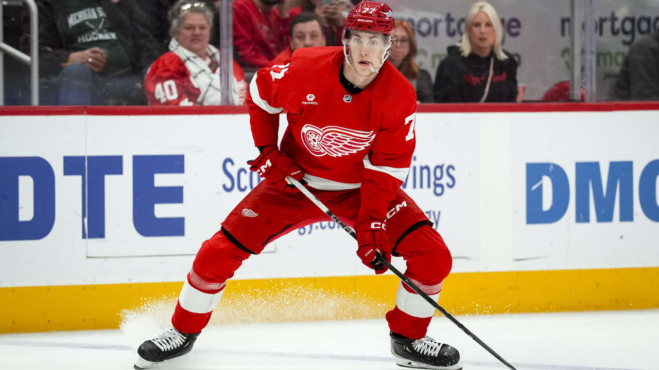 Edvinsson learning on job while helping Red Wings during playoff push ...