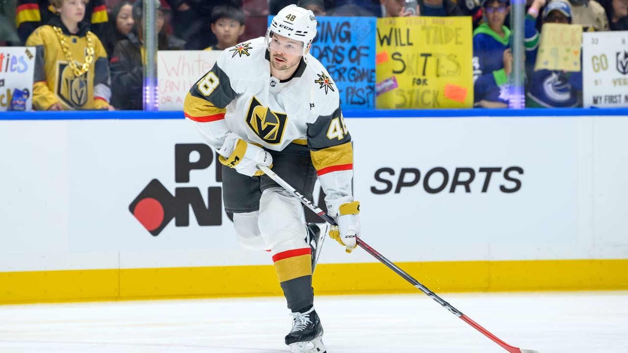 Hertl makes Golden Knights debut 1 month after trade from Sharks | NHL.com