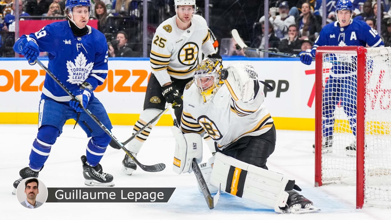 Jeremy Swayman est-il entré dans la tête des Leafs? | LNH.com
