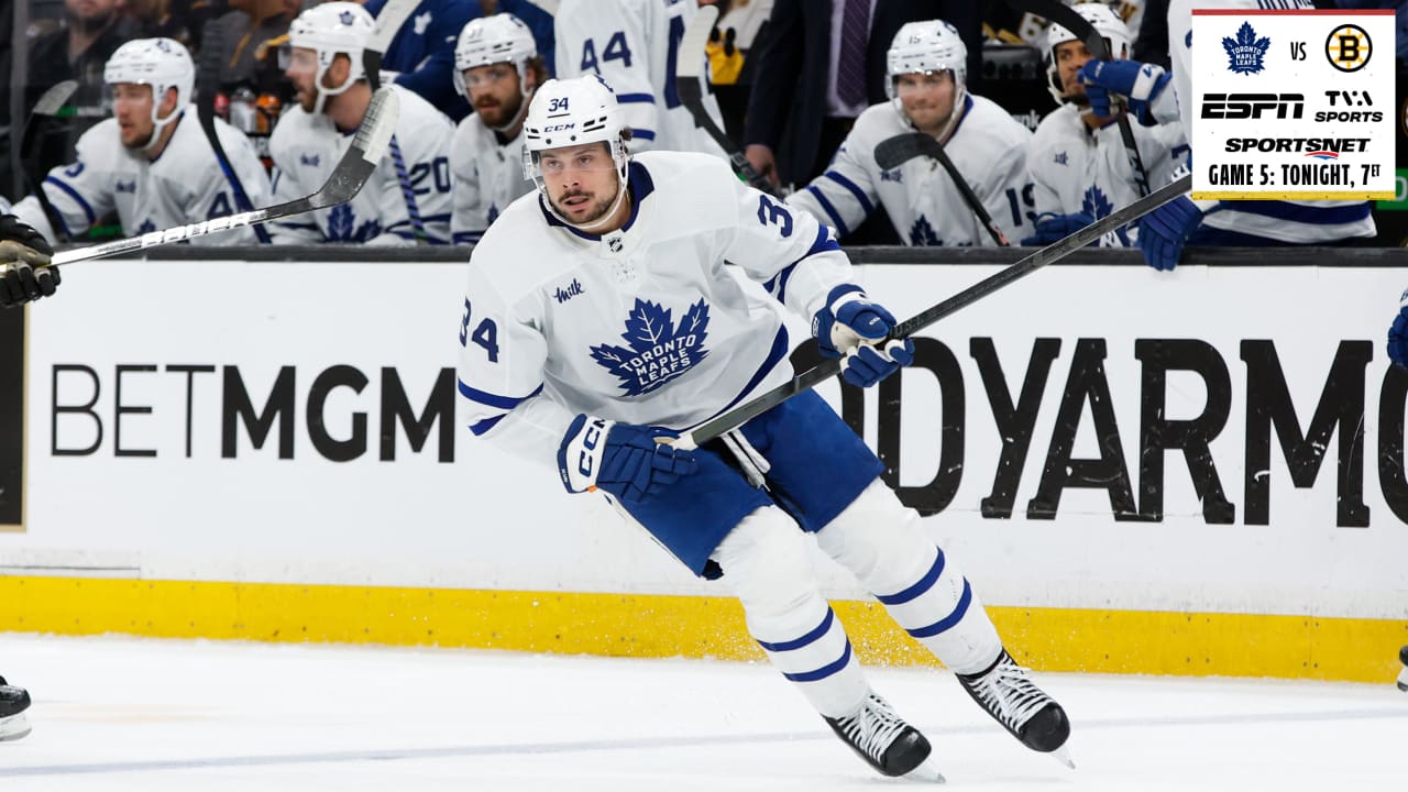 Matthews remains questionable for Maple Leafs in Game 5 of Eastern 1st ...
