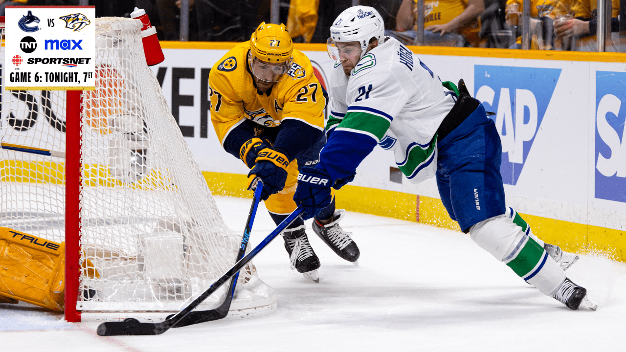 Predators need to be 'on our toes' in Game 6 at home against Canucks ...