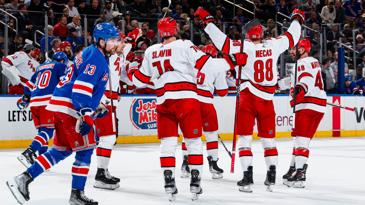 Hurricanes fortsätter gäcka Rangers: "Tacksam" | NHL.com/sv