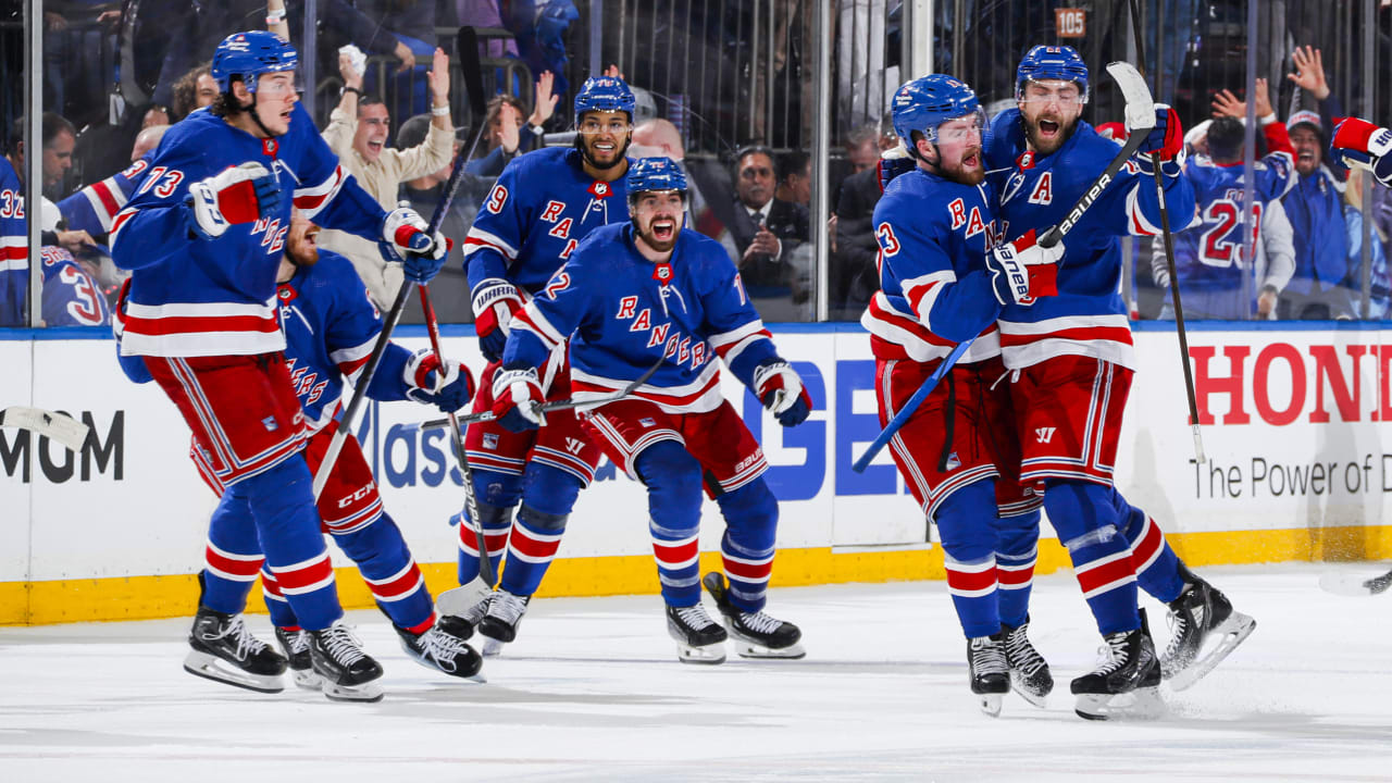 Goodrow’s playoff success continues for Rangers in Game 2 OT victory ...