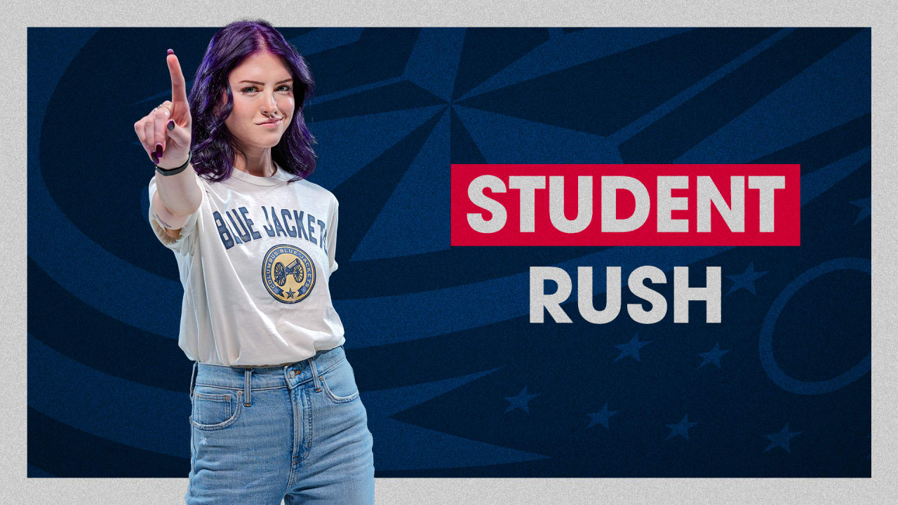 Student Rush | Columbus Blue Jackets