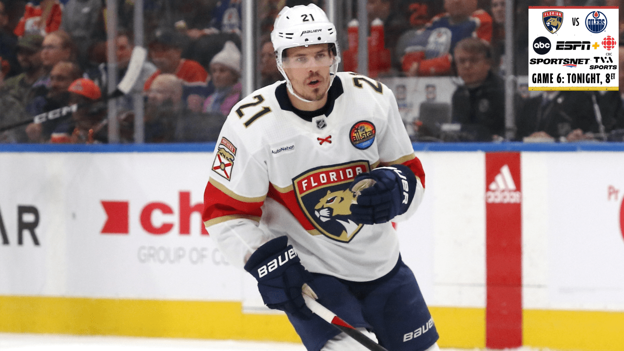 Cousins to return to Panthers lineup for Game 6 of Stanley Cup Final ...