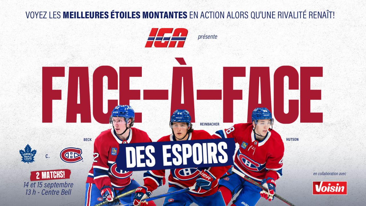 Face-à-face des espoirs présenté par IGA en collaboration avec Voisin ...