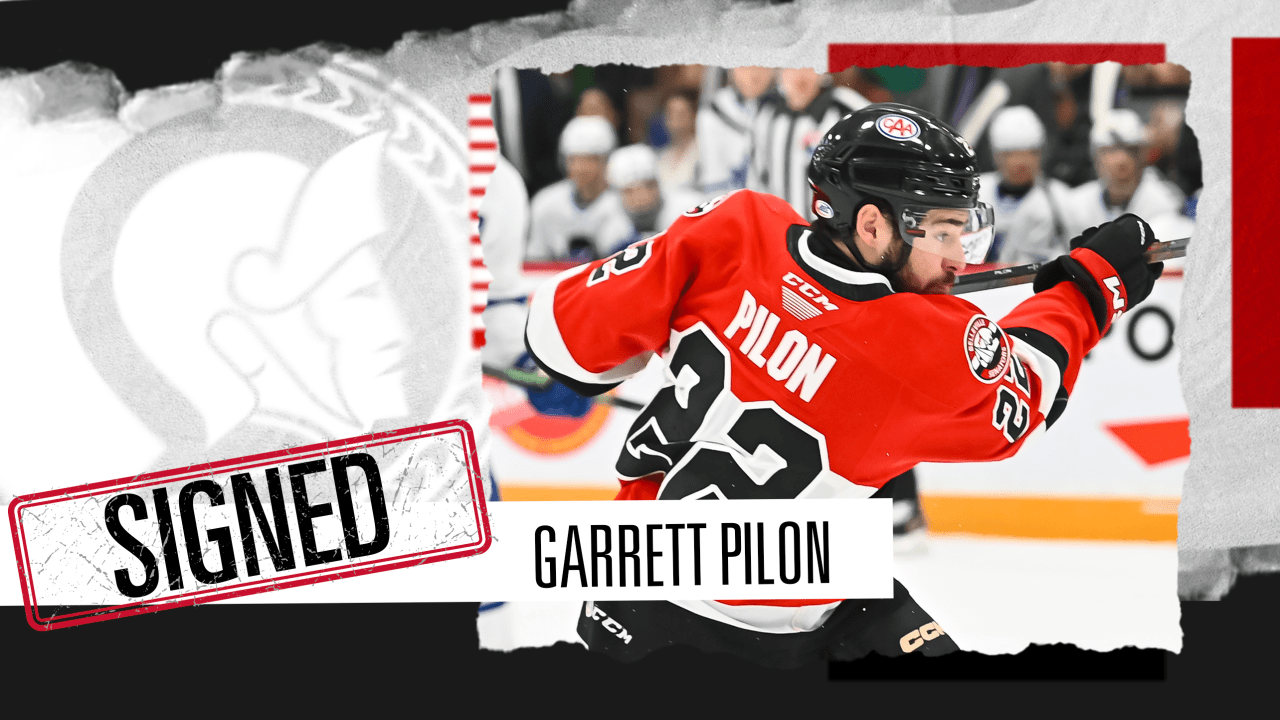 Sens lock Pilon | Ottawa Senators