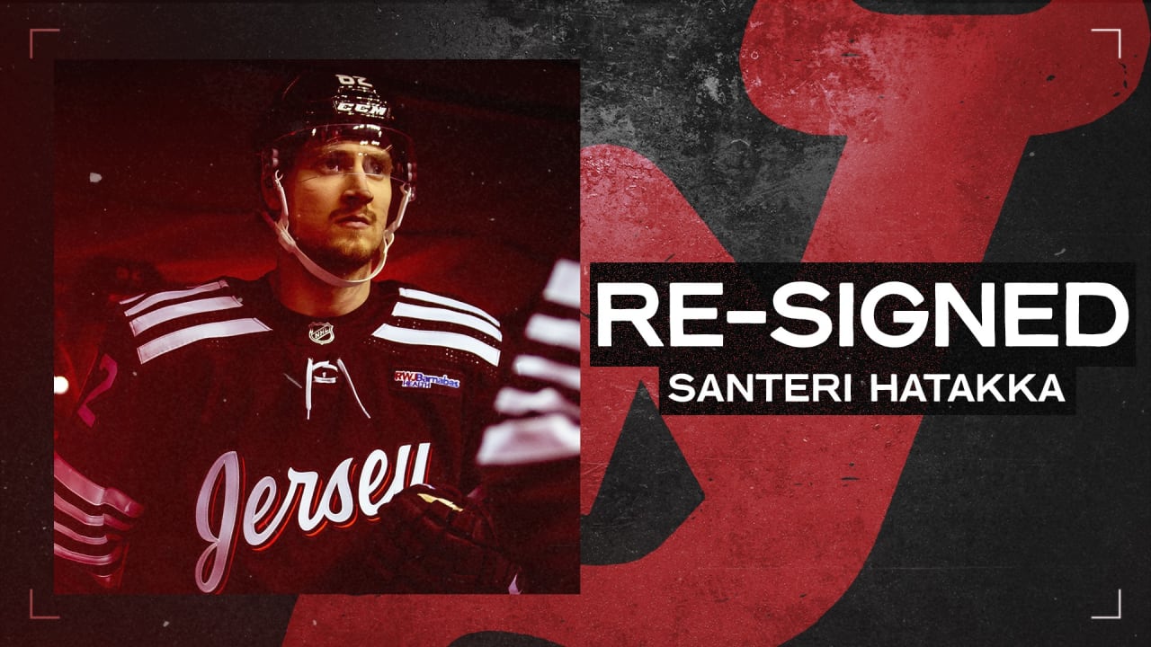 Hatakka Re-Signs with Devils on 1-Year Contract | RELEASE | New Jersey ...