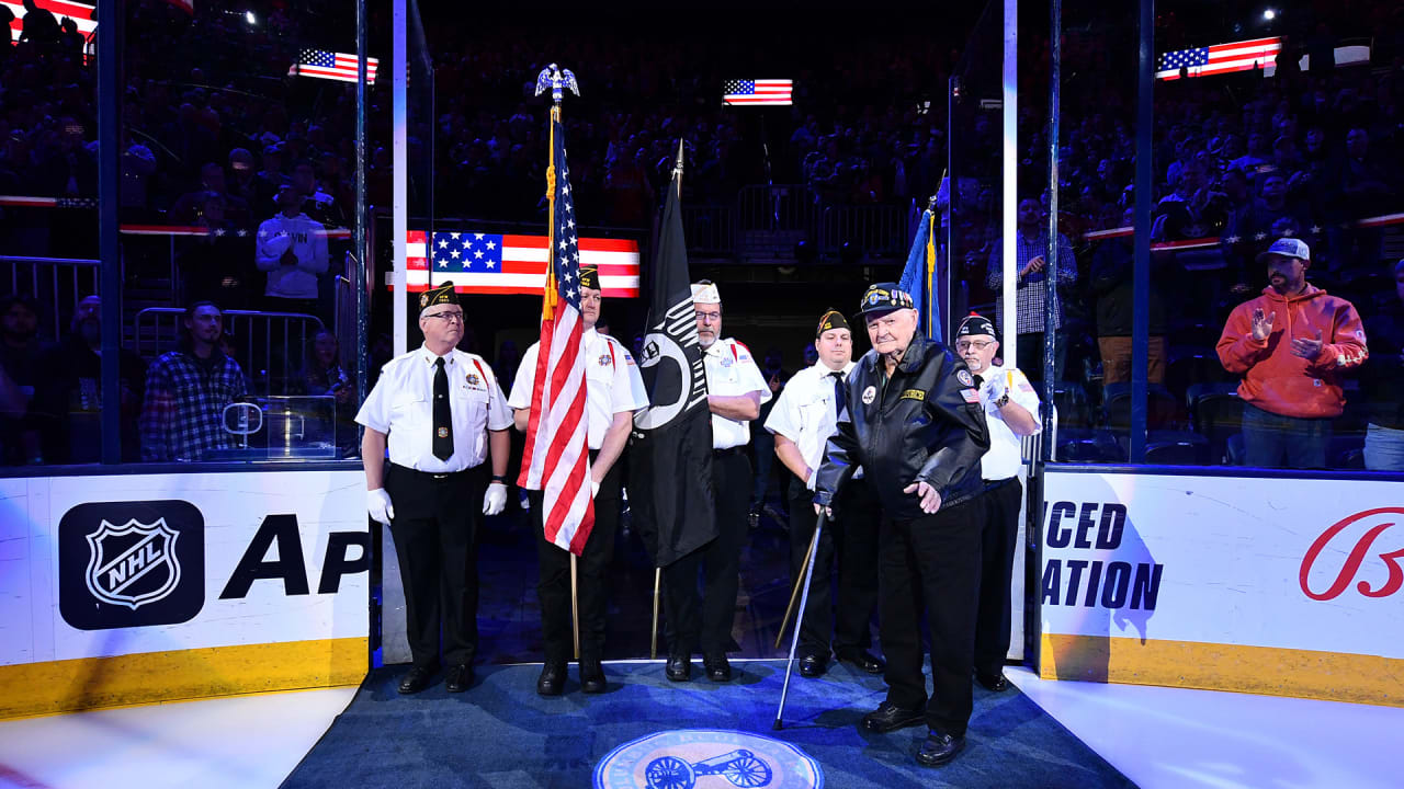 Military Salutes | Columbus Blue Jackets