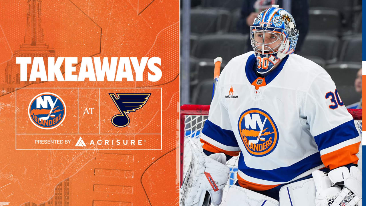 Takeaways: Islanders Earn Point in 1-0 OT Loss to Blues | New York ...