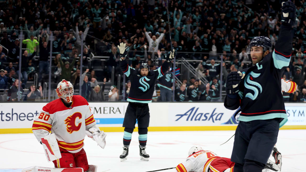 Eberle, Kraken win in OT, hand Flames 1st loss of season | NHL.com