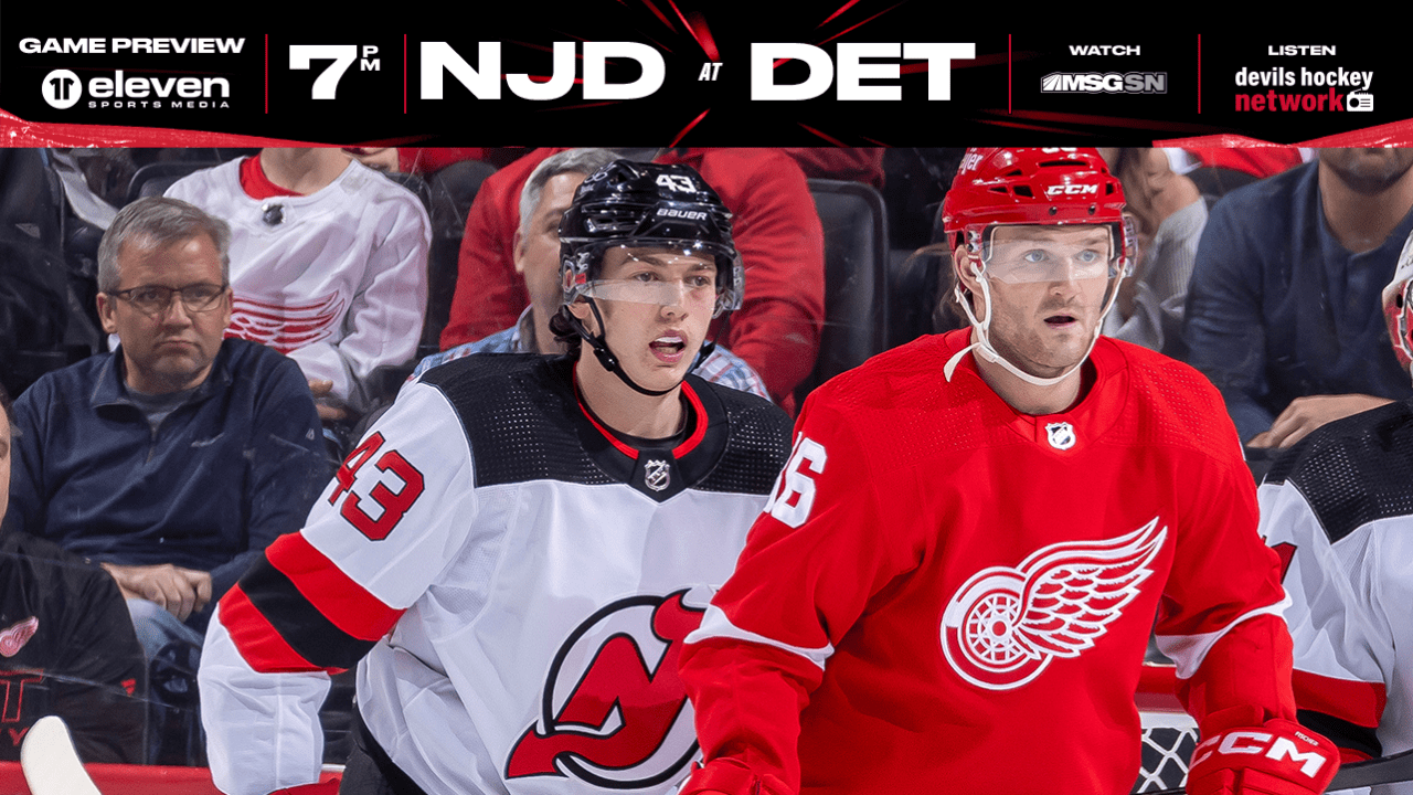 Hughes, Pesce to Play in Detroit | PREVIEW | New Jersey Devils