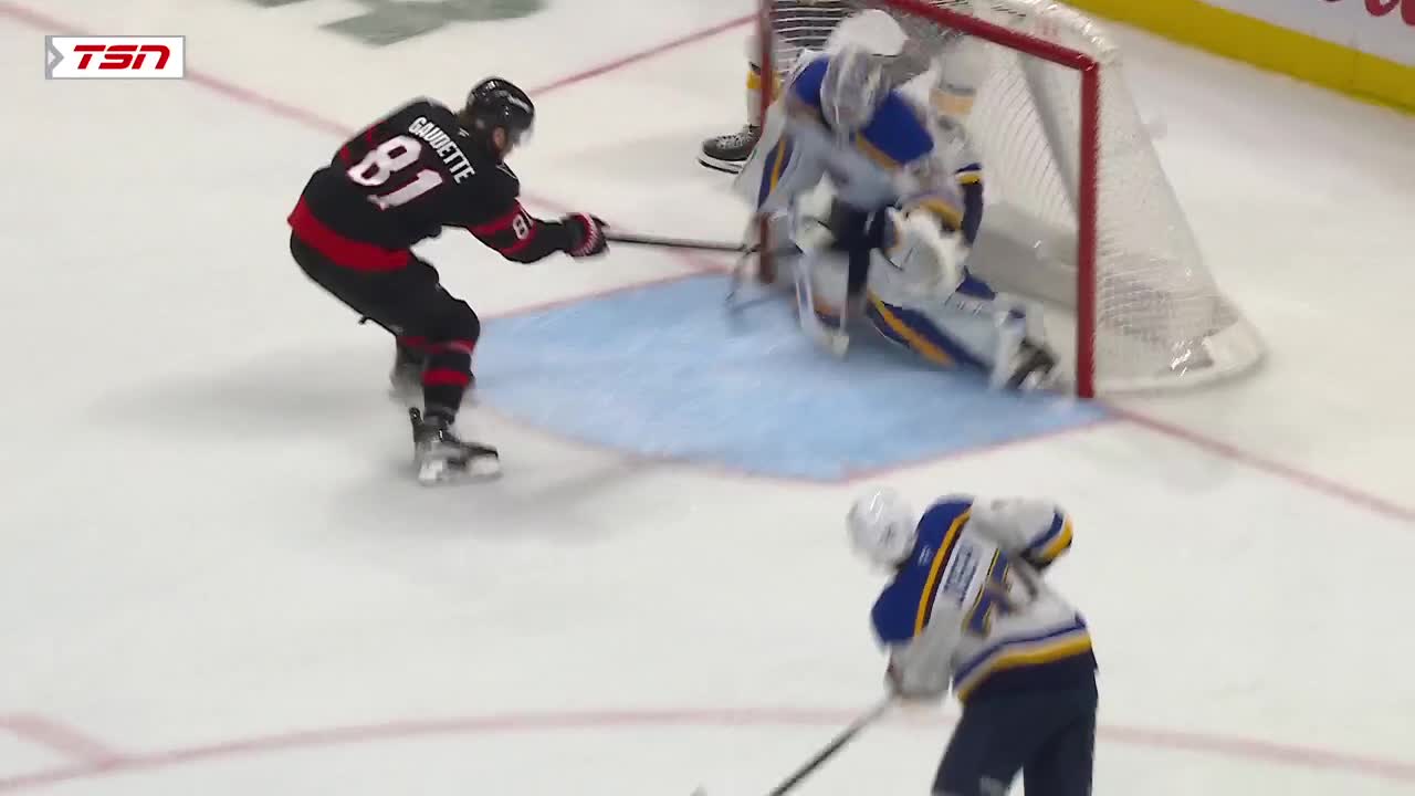 STL@OTT: Gaudette scores goal against Jordan Binnington | NHL.com