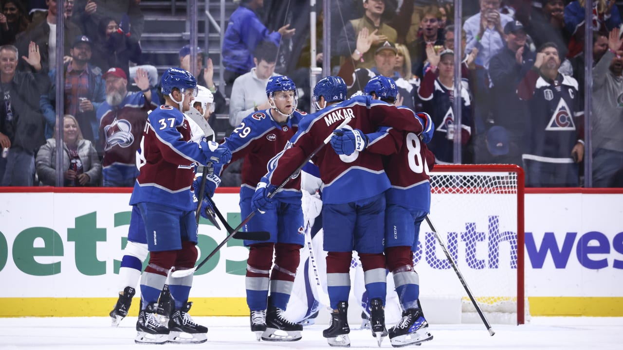 Makar, MacKinnon extend point streaks on Ivan PPG | NHL.com