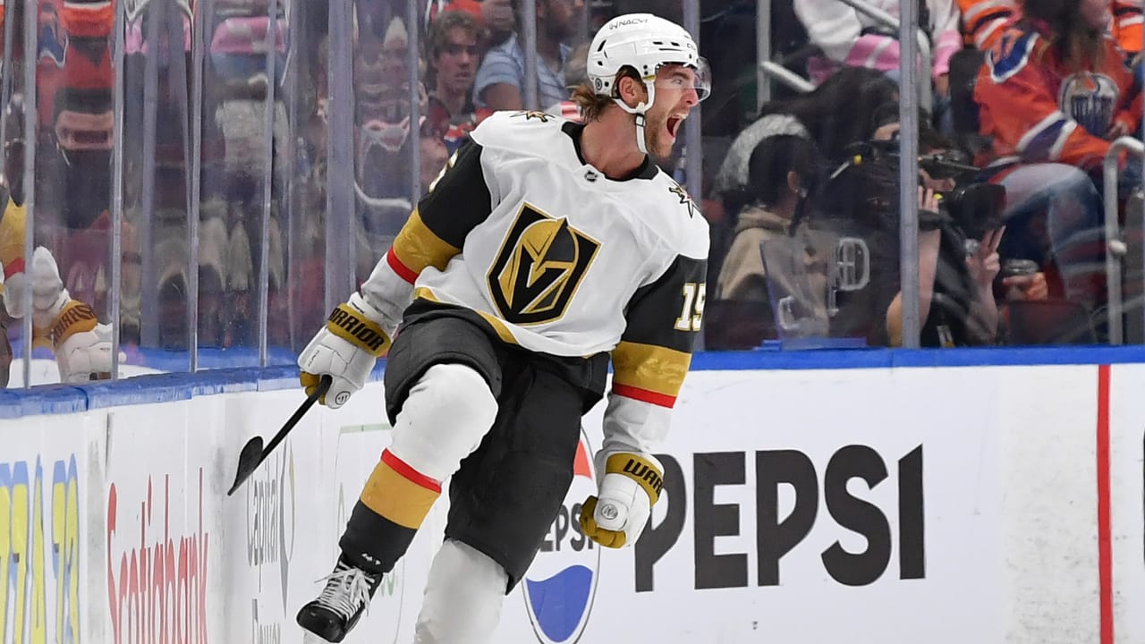 Hanifin scores twice in 3rd period, lifts Golden Knights past Oilers ...