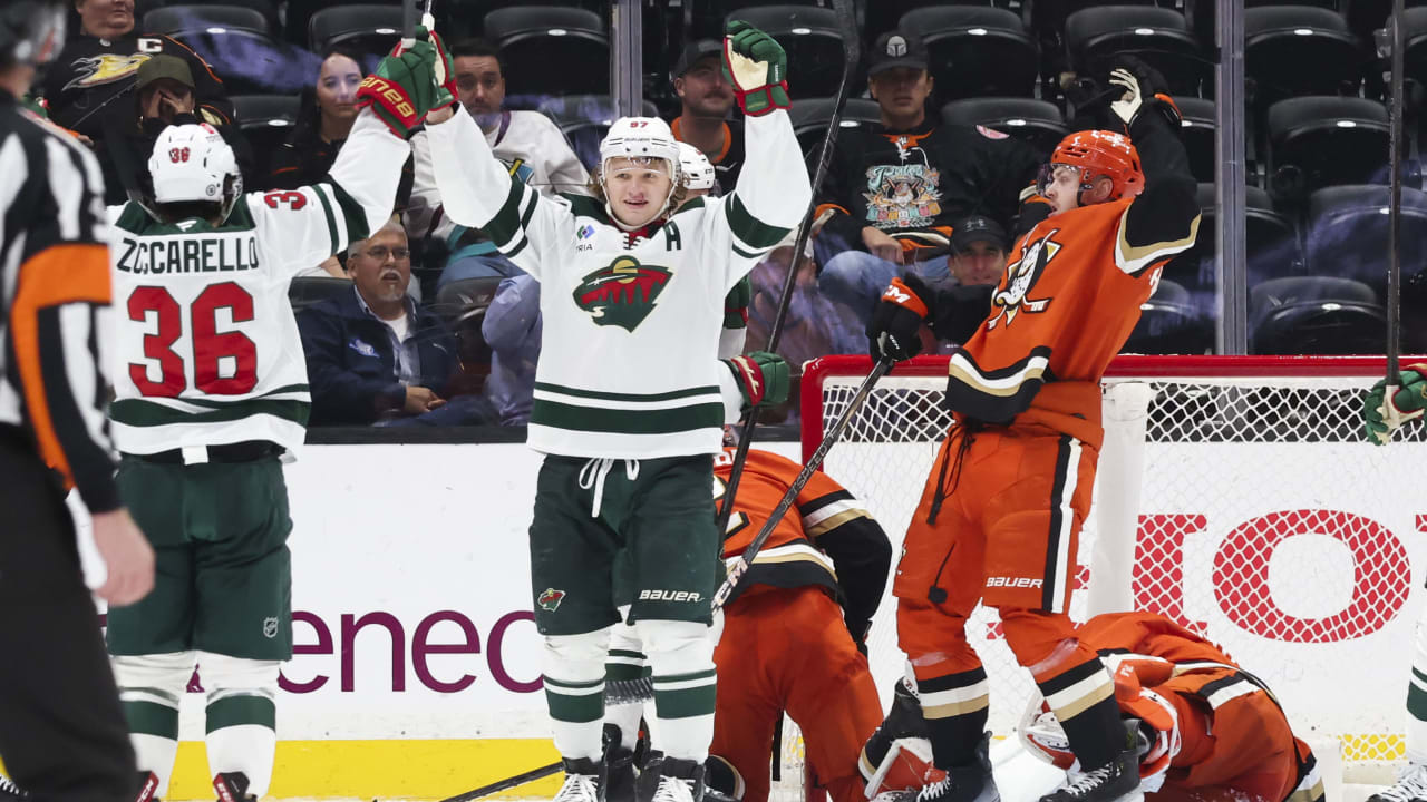 Kaprizov has 2 goals, assist as Wild ease past Ducks | NHL.com