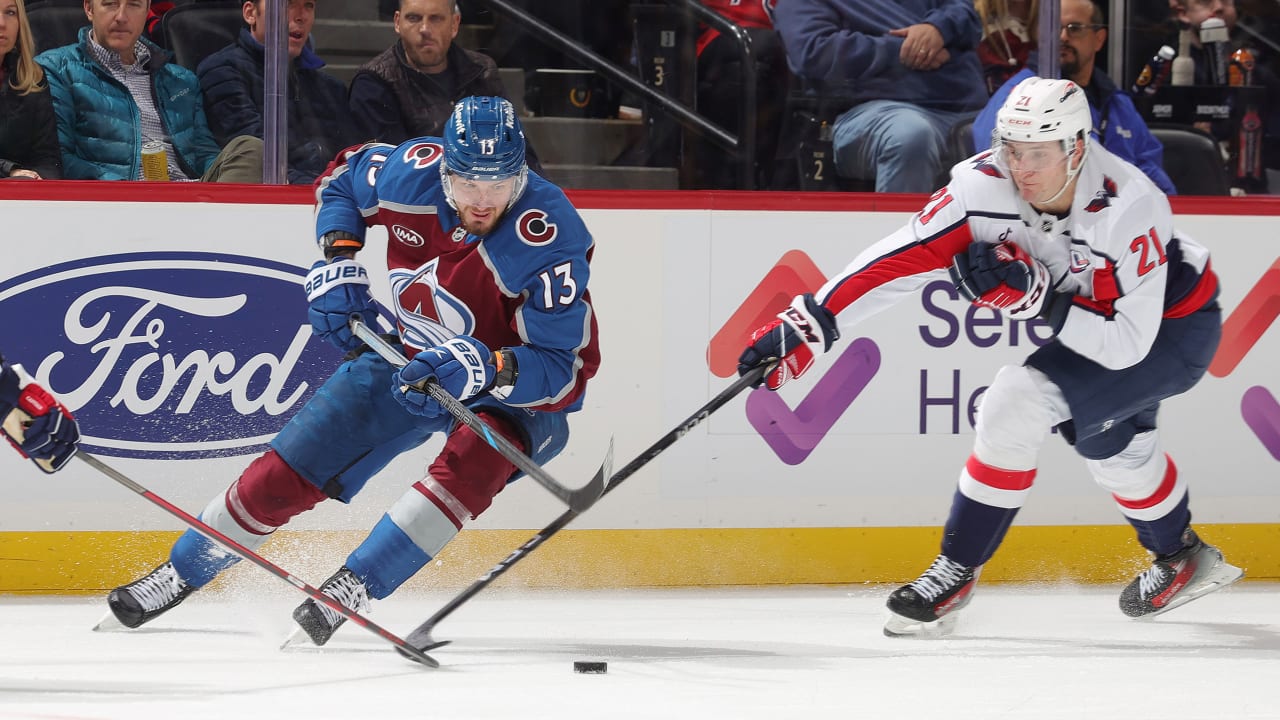 Nichushkin makes season debut for Avalanche in loss to Capitals | NHL.com