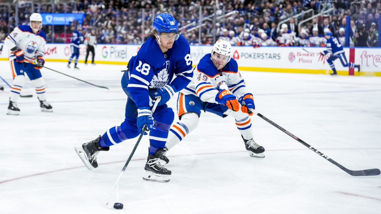 GAME RECAP: Maple Leafs 4, Oilers 3 (OT) | Edmonton Oilers