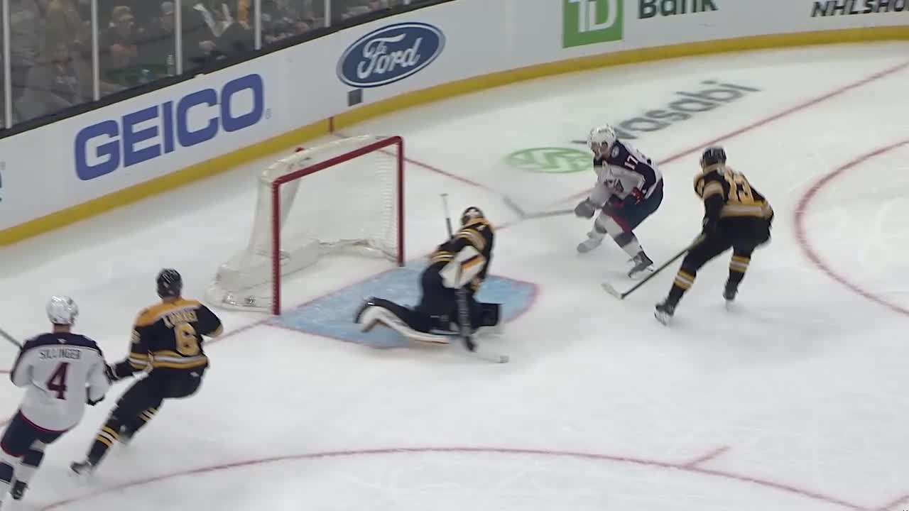 CBJ@BOS: Danforth scores SHG against Jeremy Swayman | NHL.com