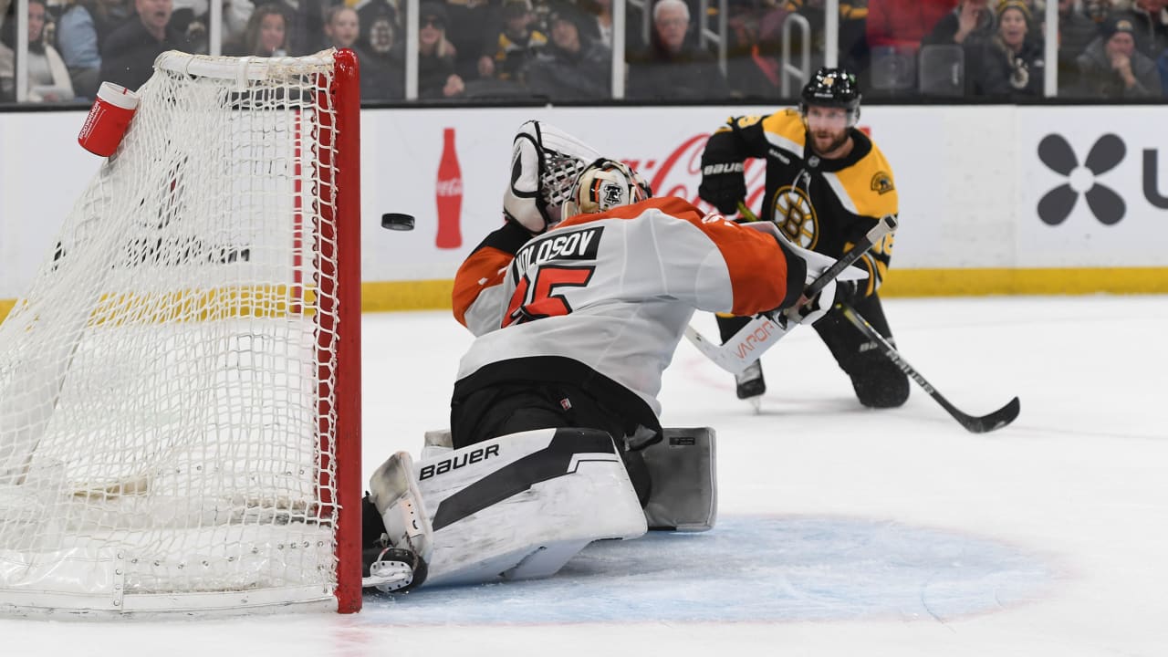 Zacha's Overtime Goal Caps Bruins Comeback Victory Against Flyers ...