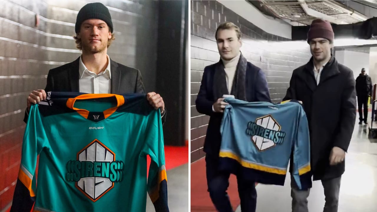 Devils welcome Sirens to home arena with jerseys | NHL.com