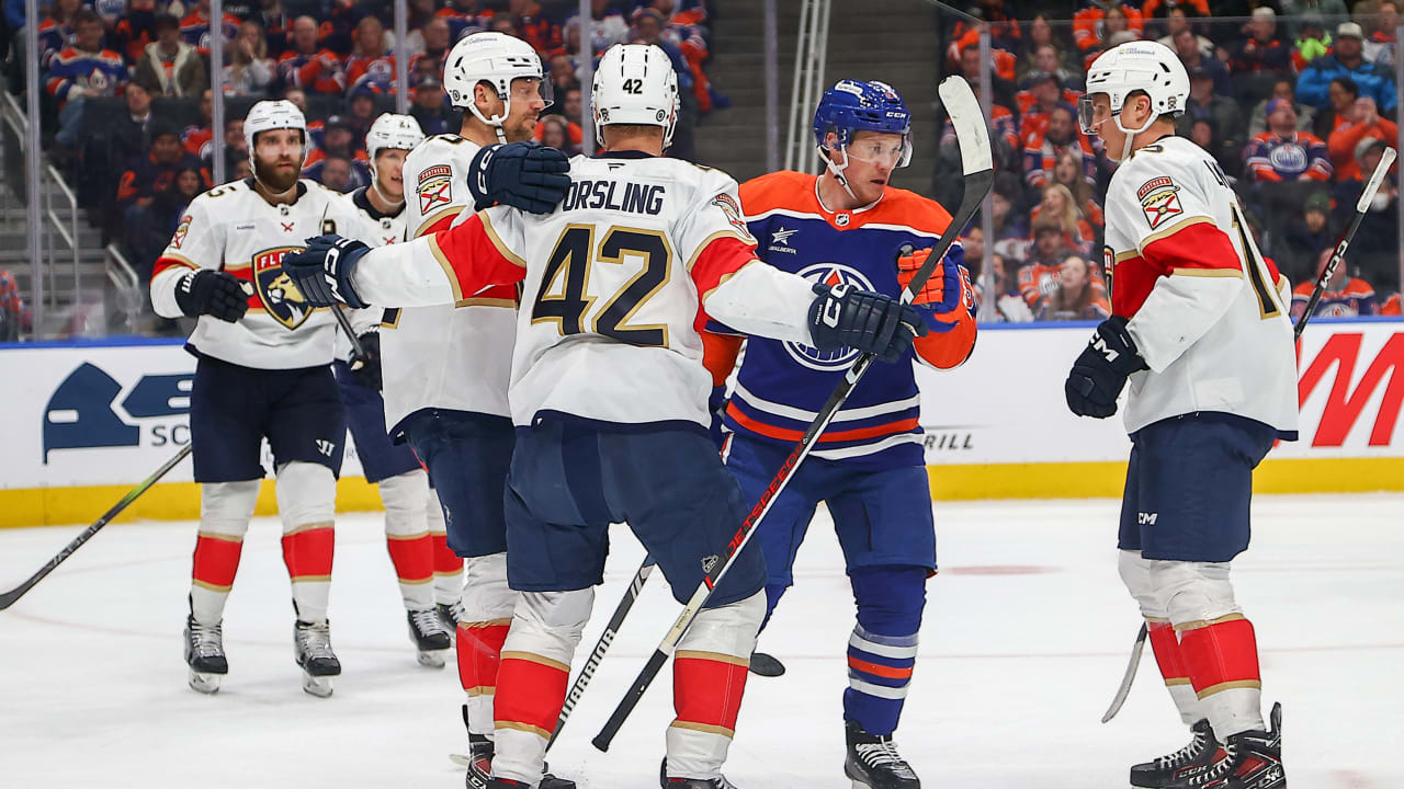 Verhaeghe breaks tie in 3rd, Panthers top Oilers in Stanley Cup Final rematch | NHL.com
