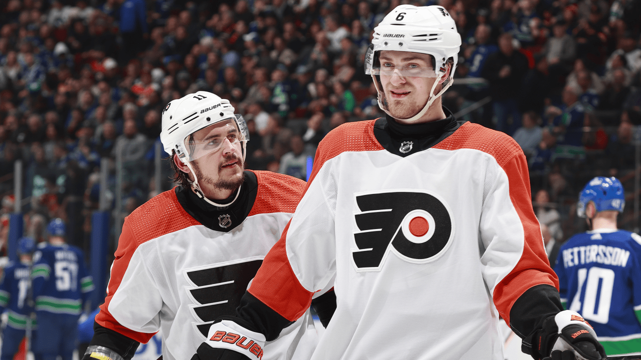 Sanheim-Konecny relationship as Flyers teammates like 'old married ...