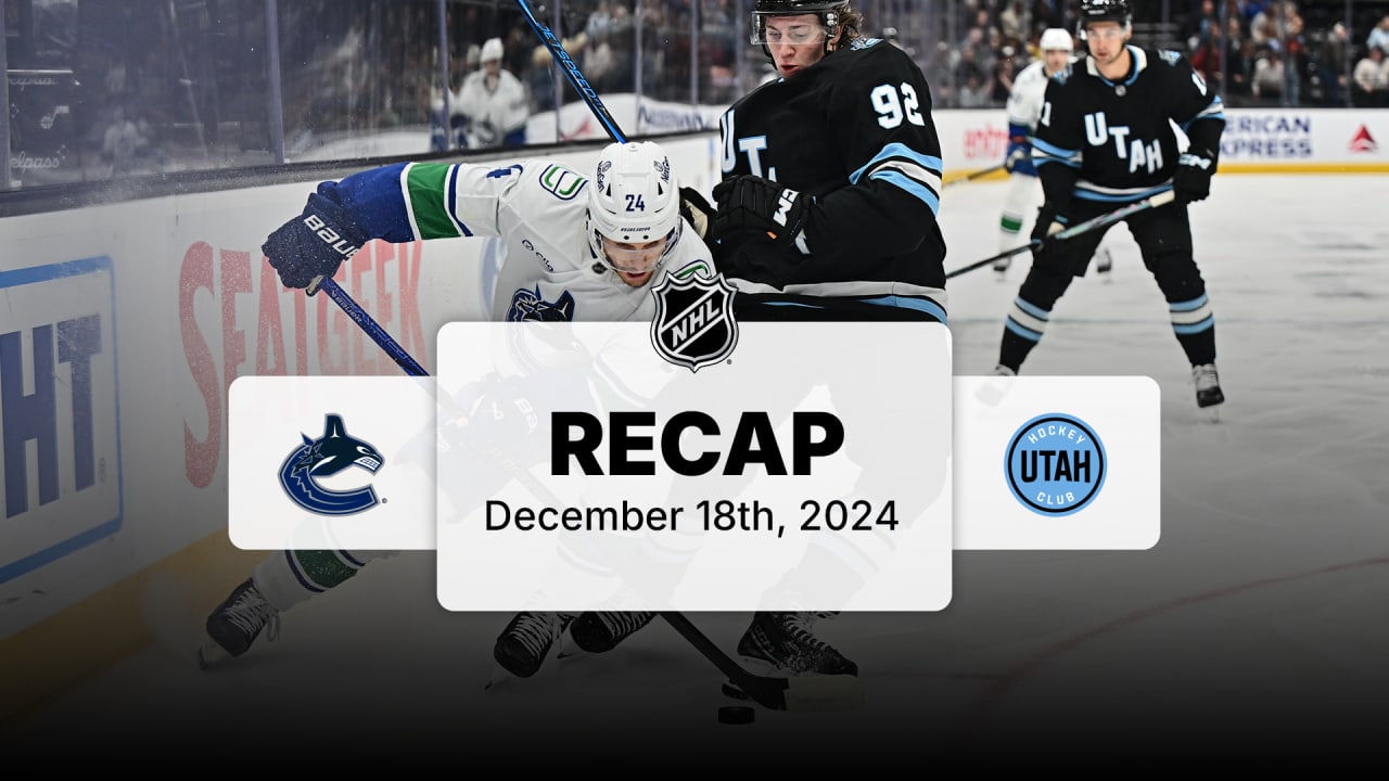 VAN at UTA | Recap | NHL.com