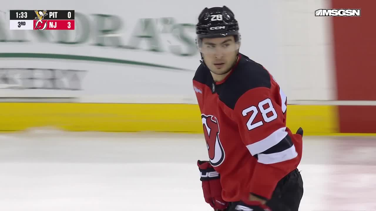 PIT@NJD: Meier scores empty-net goal | NHL.com
