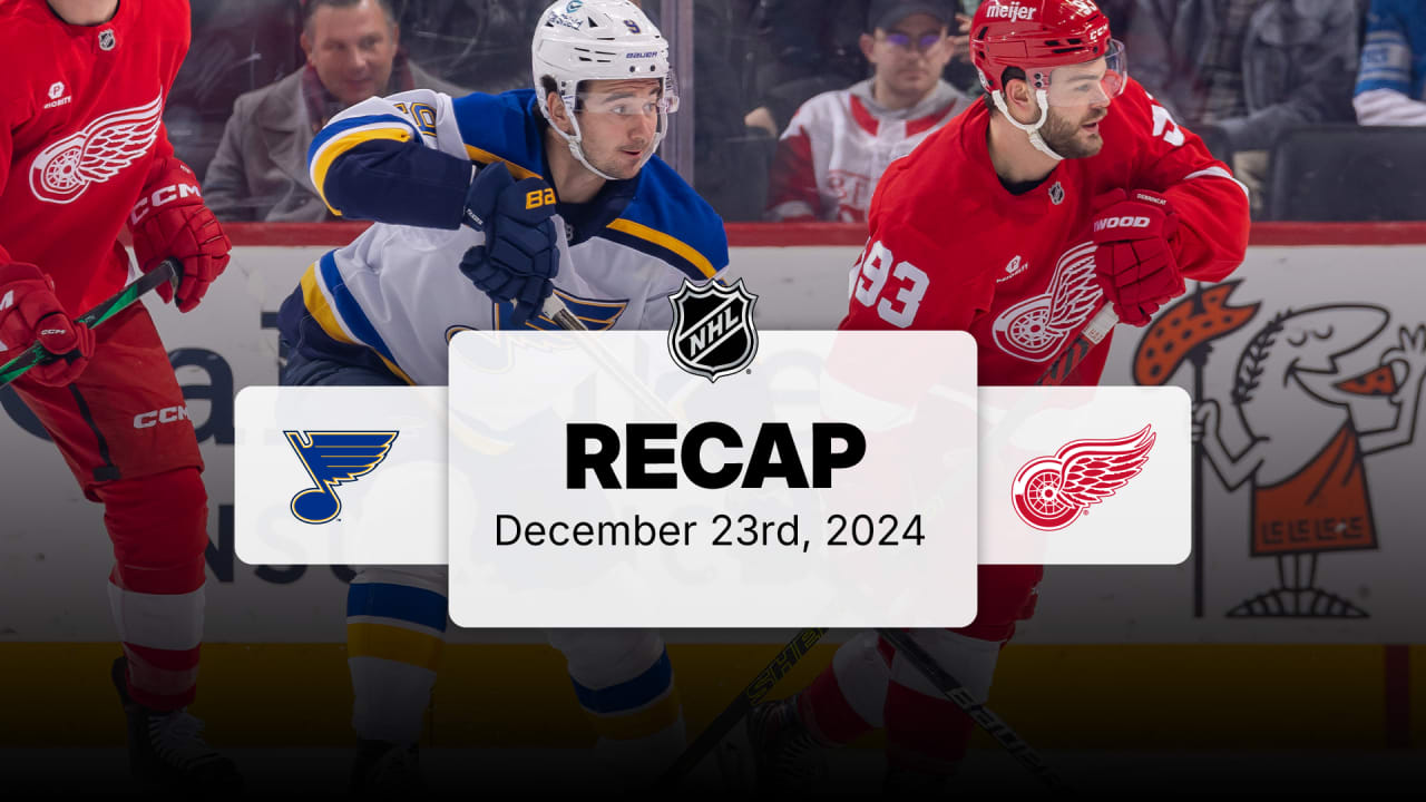 STL at DET | Recap | NHL.com