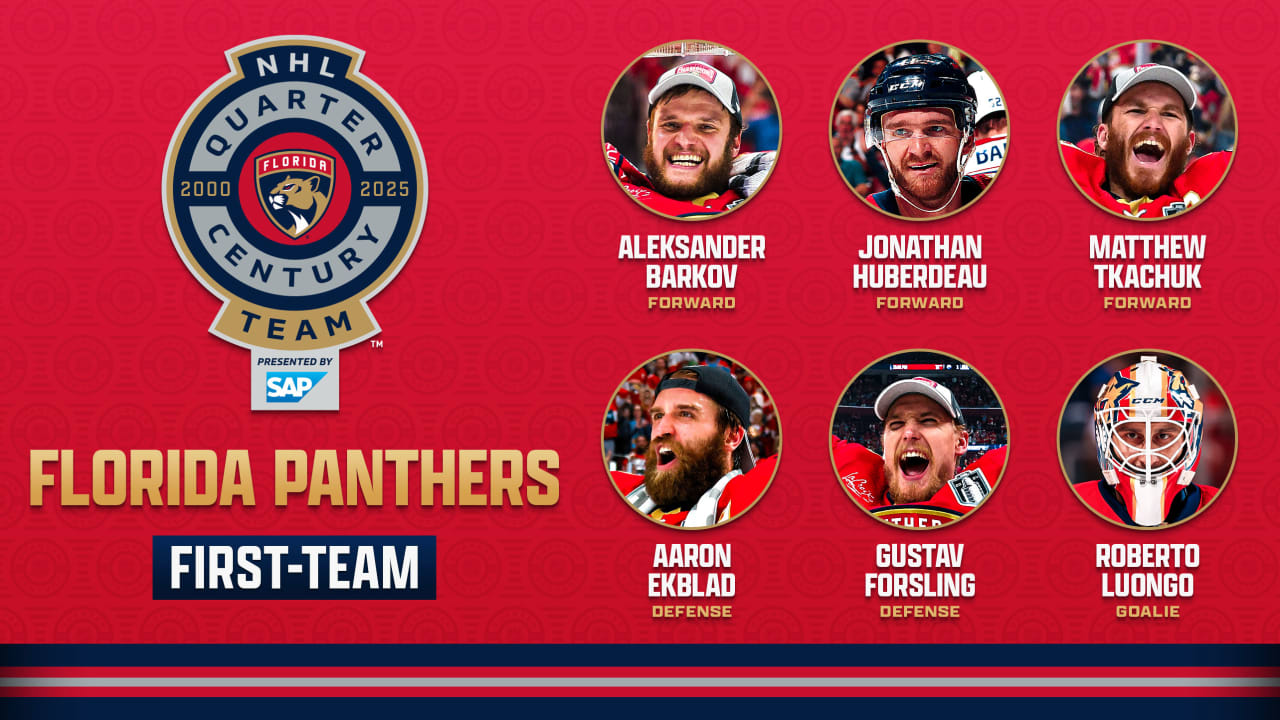 Florida Panthers Quarter-Century Teams unveiled | NHL.com