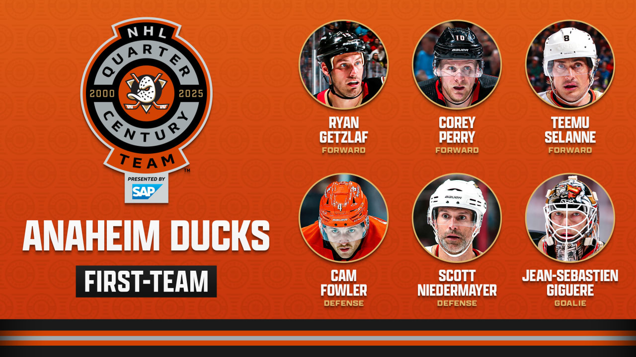 Anaheim Ducks Quarter-Century Teams unveiled | NHL.com