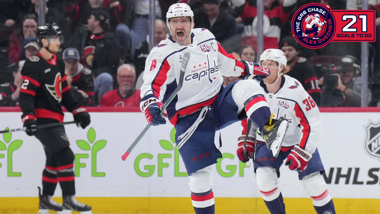 THE GR8 CHASE: Ovečkin je 21 gólov od rekordu | NHL.com/sk