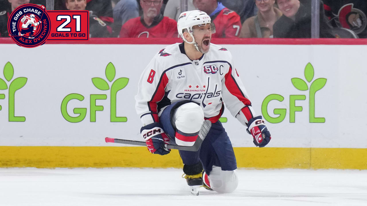THE GR8 CHASE: Ovechkin scores goal No. 874, now 21 from breaking NHL ...