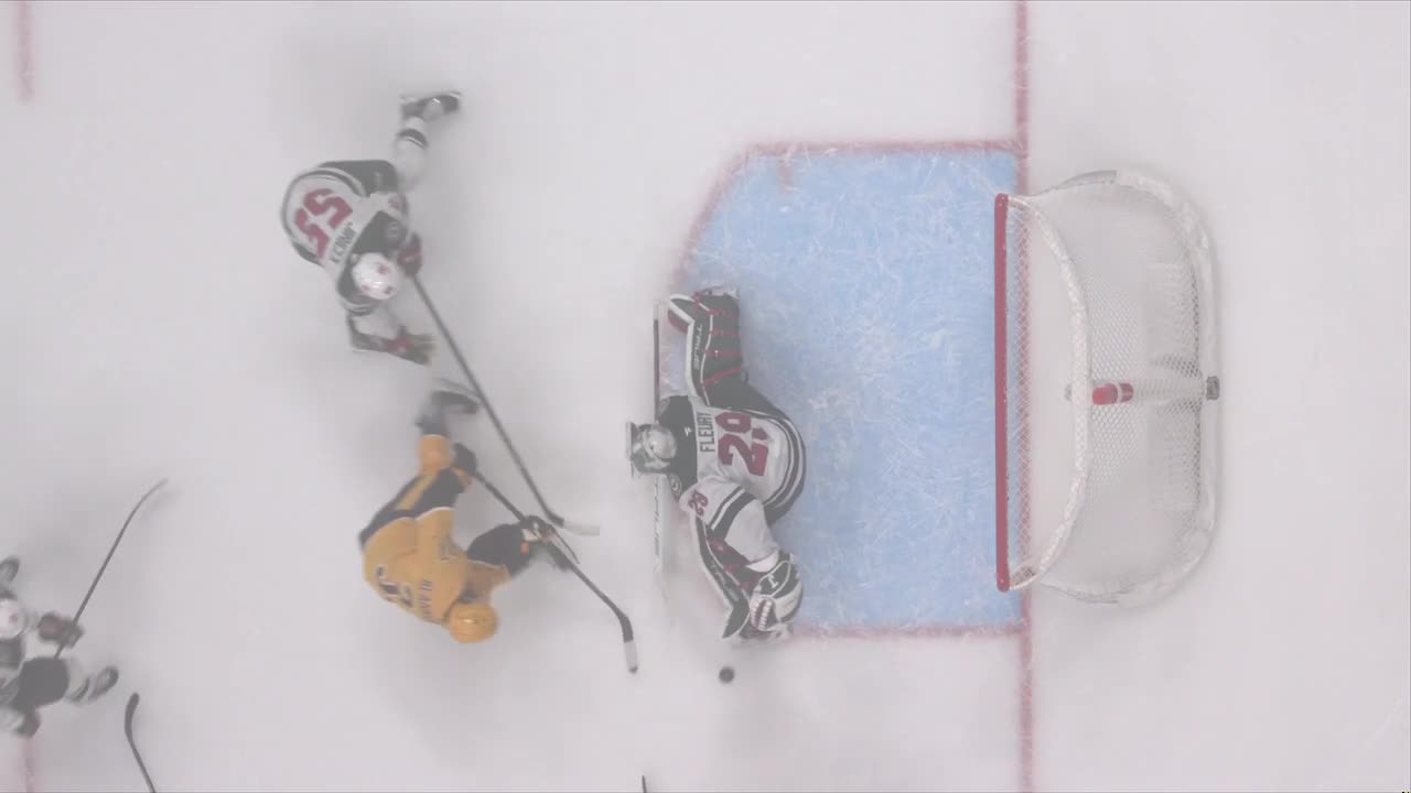 MIN@NSH: Fleury with a great save against Nick Blankenburg | NHL.com