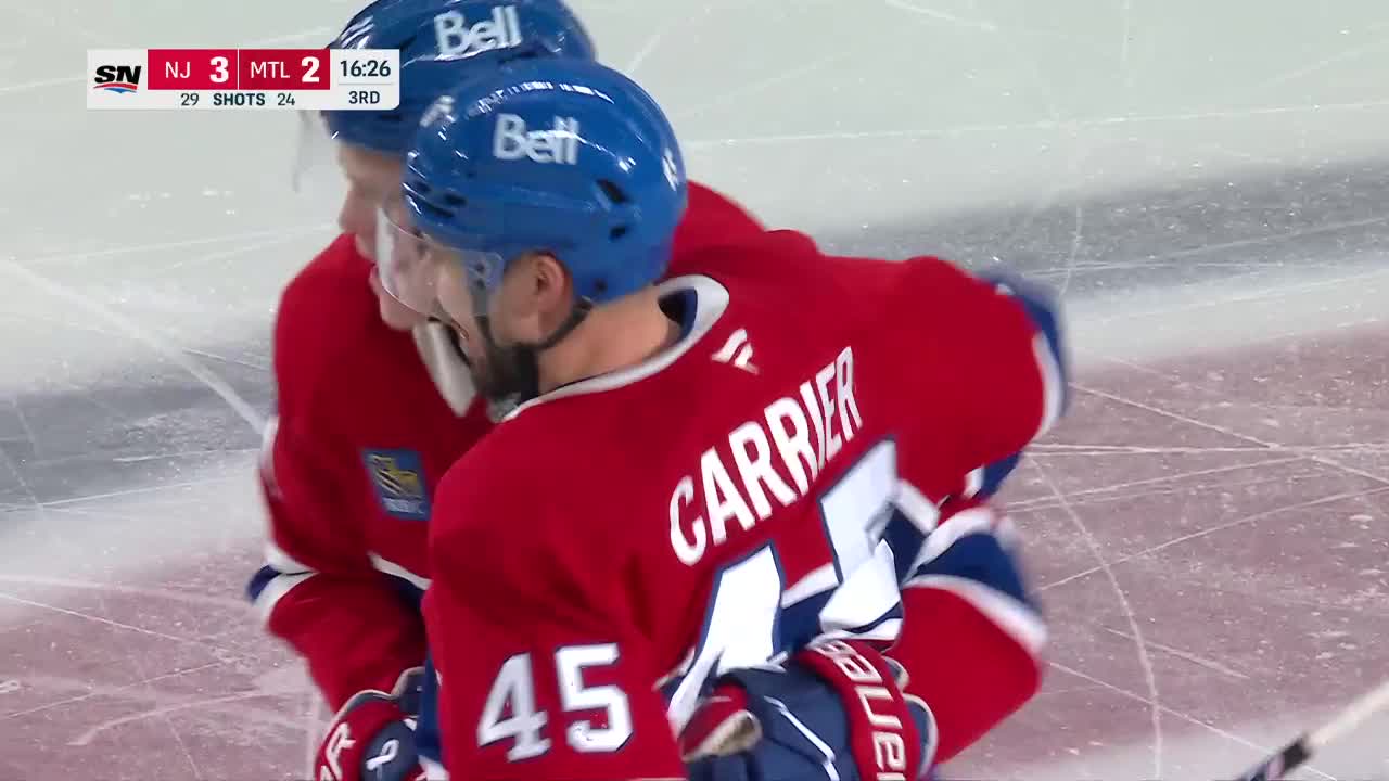 Carrier's first goal with Canadiens | NHL.com