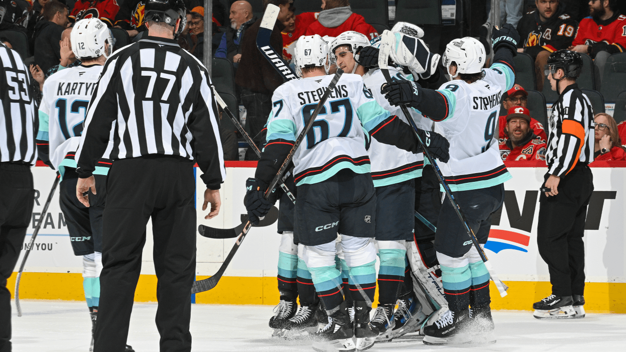 Kraken score 3 straight late, rally to defeat Flames in OT | NHL.com