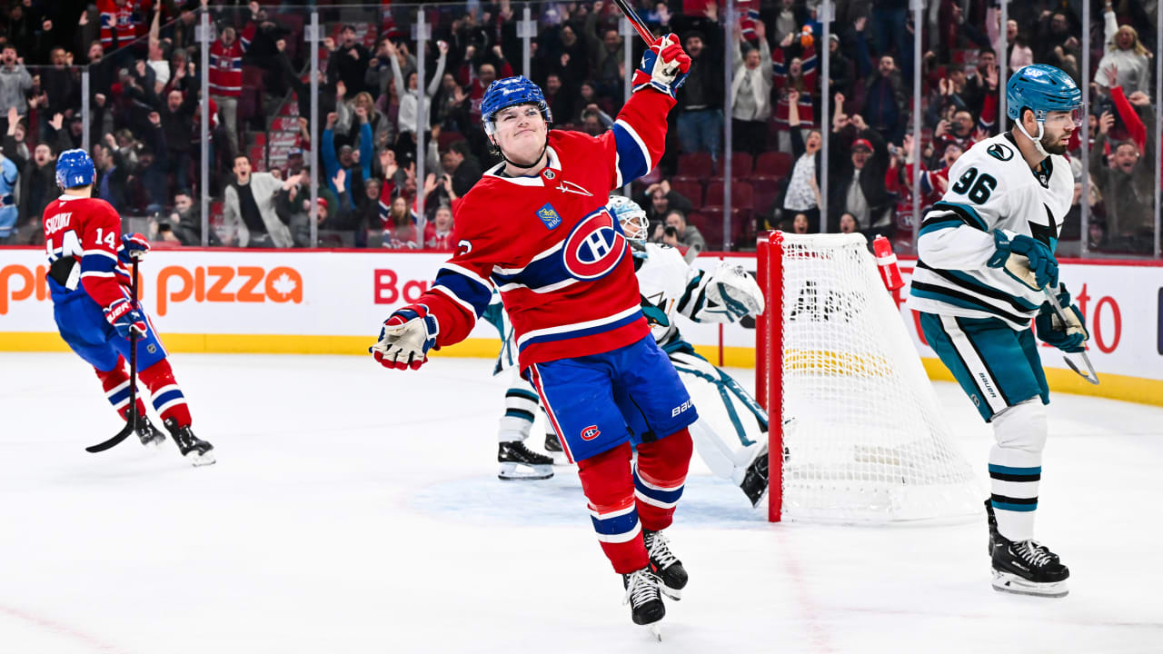 Caufield lifts Canadiens to OT victory against Sharks | NHL.com