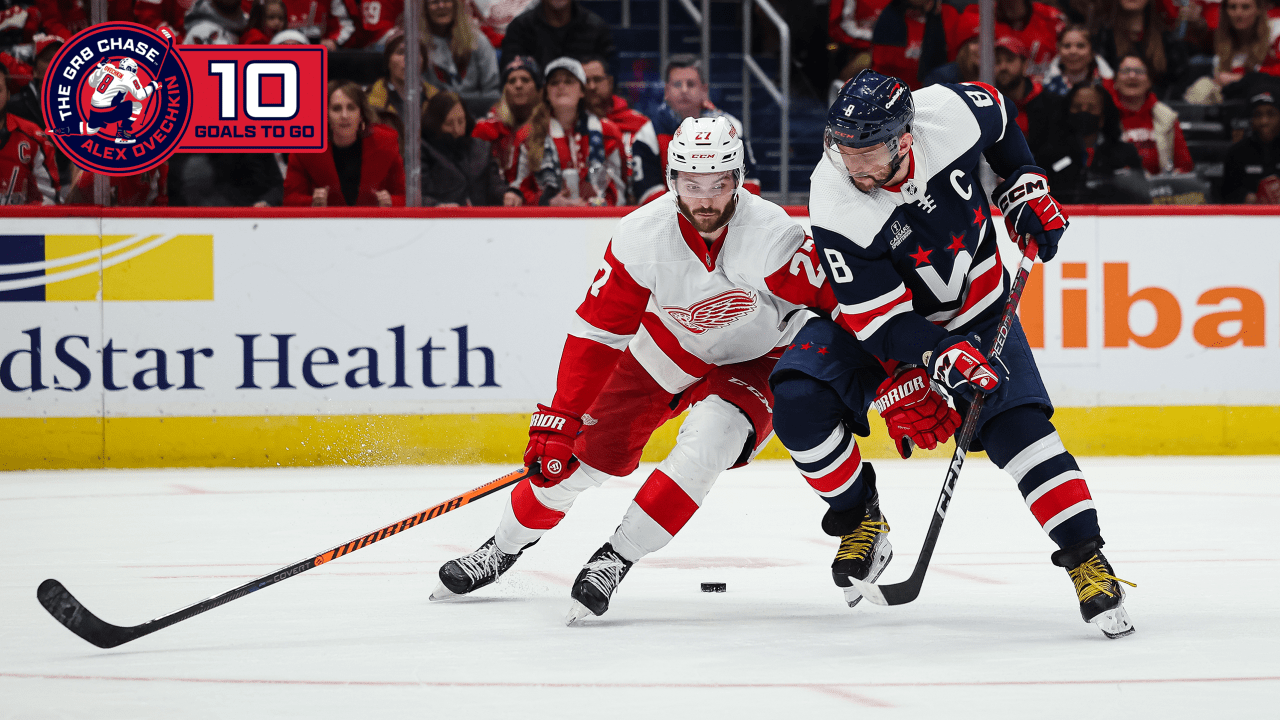 NHL On Tap: Ovechkin watch resumes when Capitals host Red Wings | NHL.com