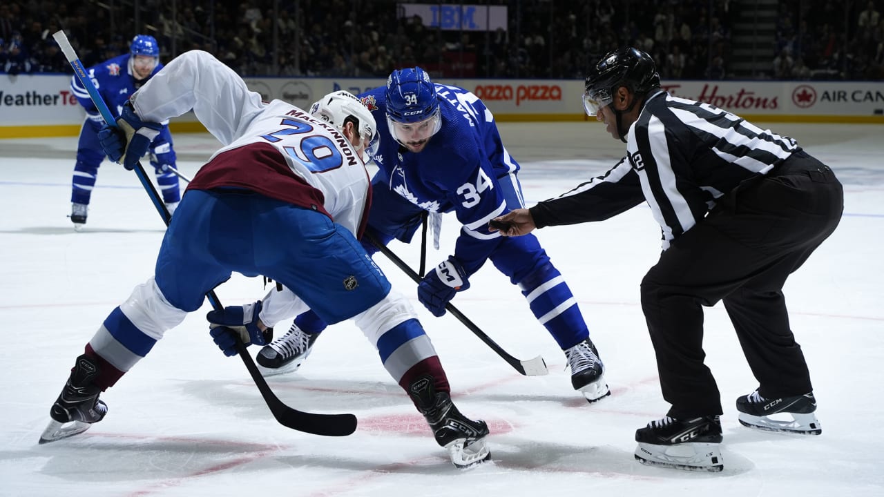 Duels à surveiller : Matthews face à MacKinnon | LNH.com