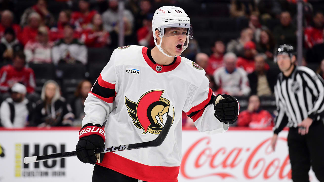 Stutzle's 14-game point streak sparking Senators' playoff push | NHL.com
