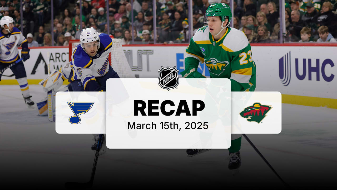 STL at MIN | Recap | NHL.com