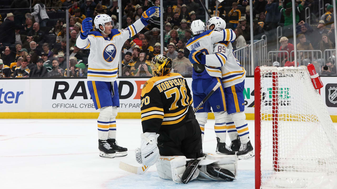 Tuch's late OT goal lifts Sabres past struggling Bruins | NHL.com