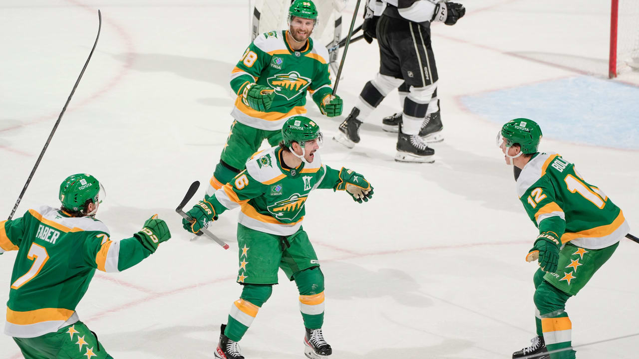 Zuccarello breaks tie in 3rd, Wild slow down Kings | NHL.com