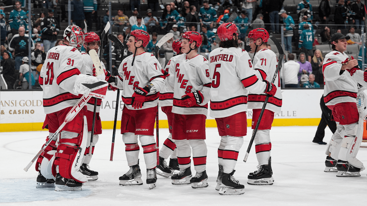 Hurricanes defeat Sharks for 8th straight win | NHL.com