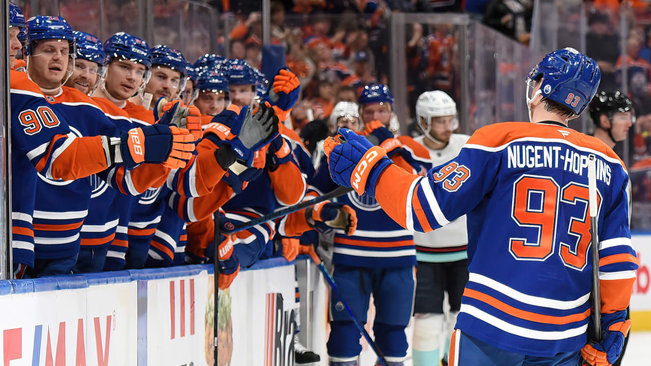 SEA@EDM: Nugent-Hopkins scores goal against Joey Daccord | NHL.com
