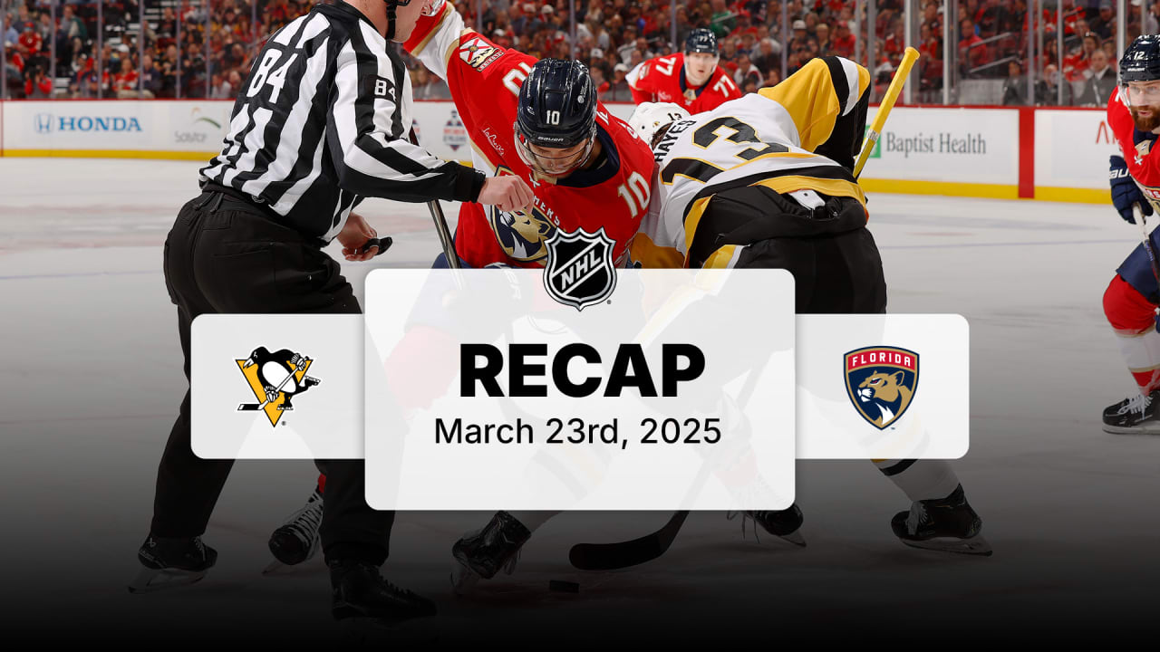 Resumen: FLA 4, PIT 3 F/P | NHL.com/es