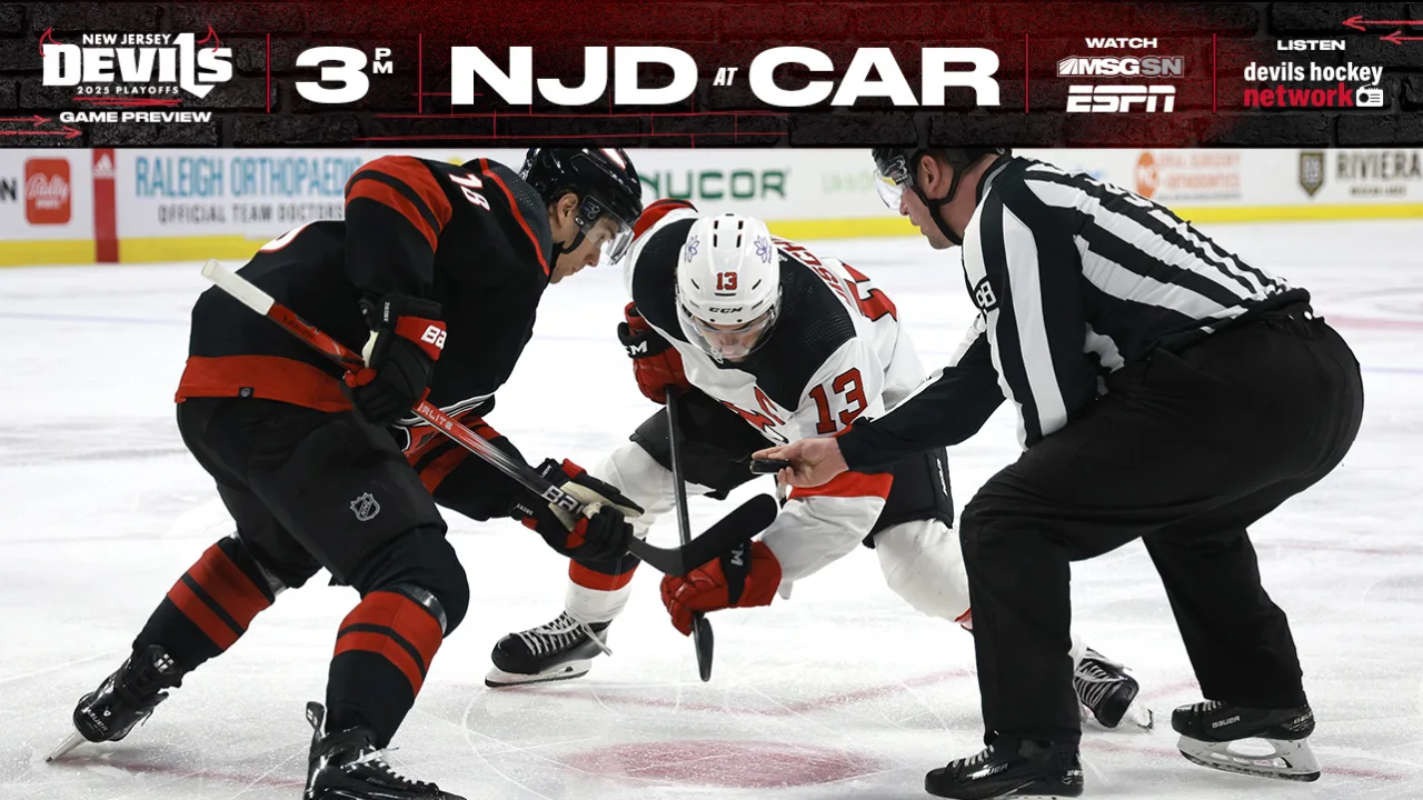 Devils Open Playoffs in Carolina | PREVIEW | New Jersey Devils