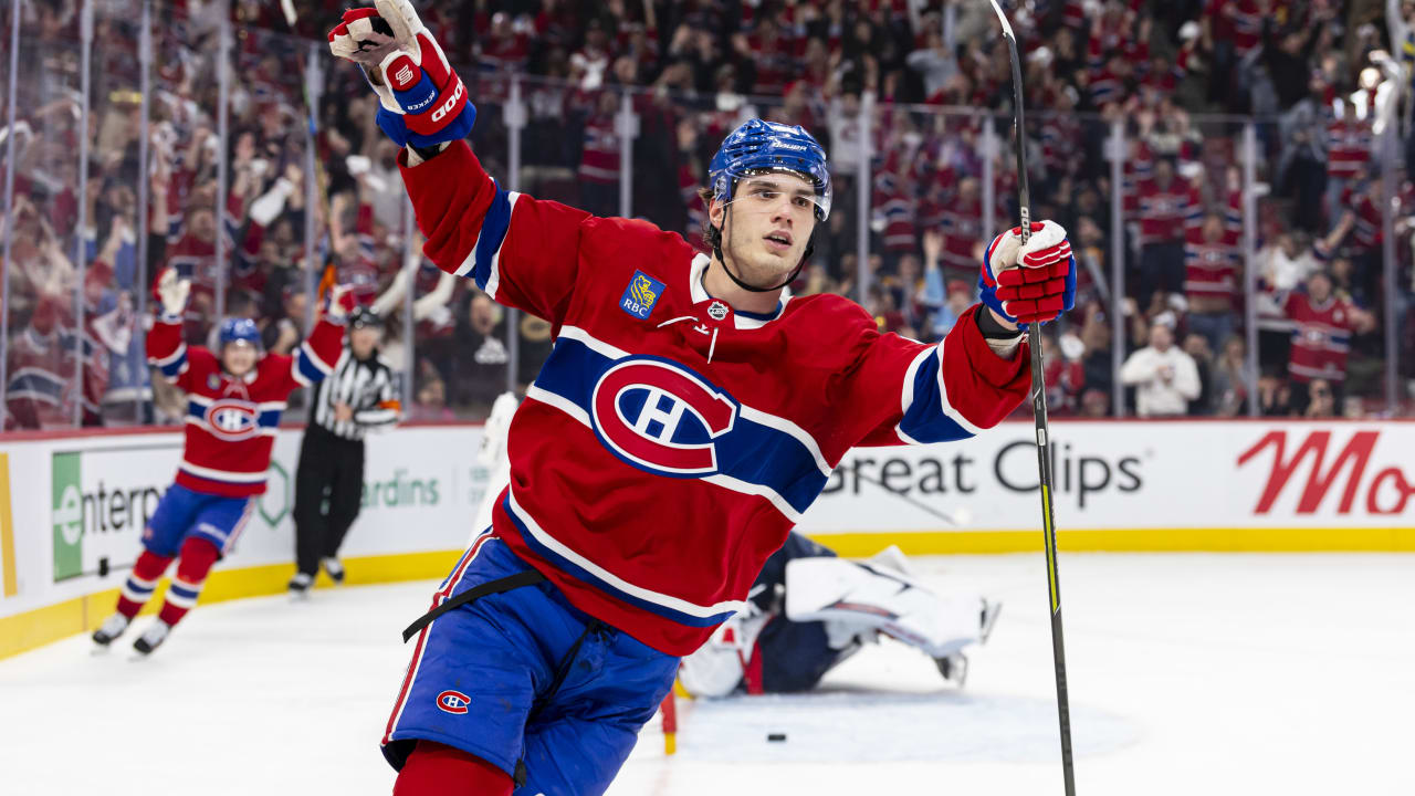 Slafkovsky anota por primera vez en playoffs | NHL.com/es