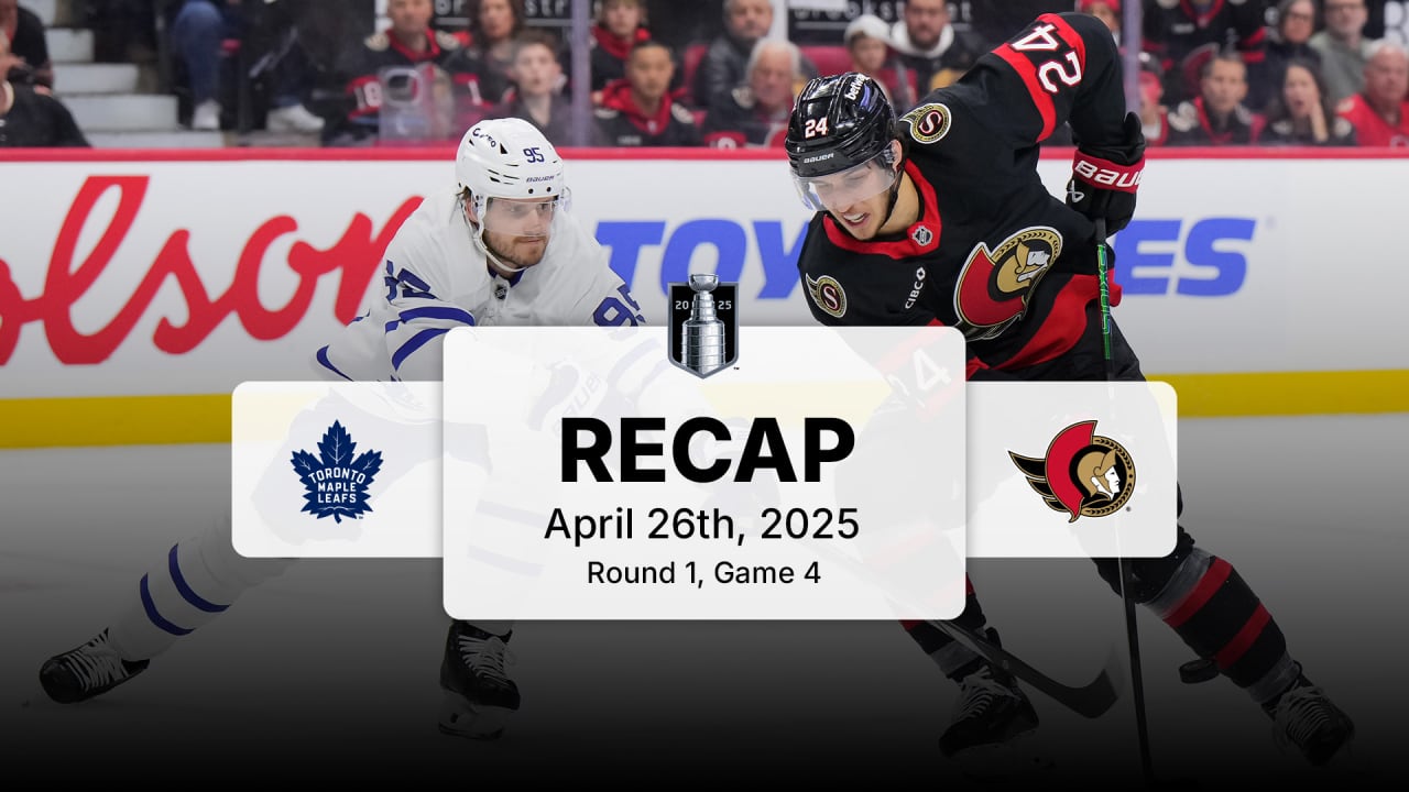 TOR at OTT | Recap | Gm 4 | NHL.com